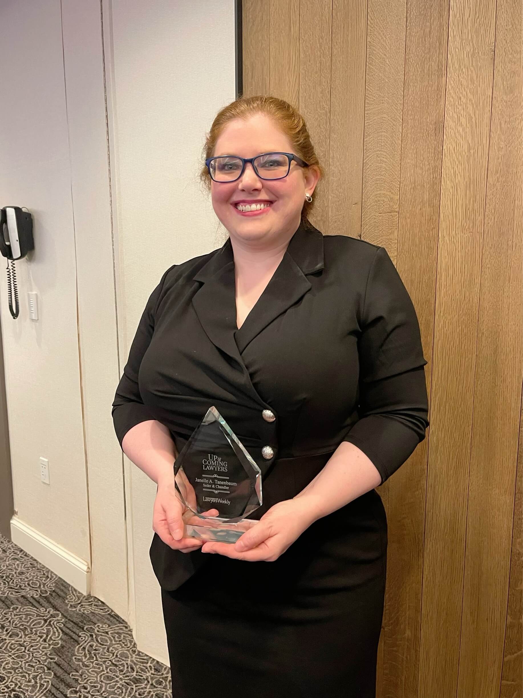 Janelle A. Tanenbaum Selected as 2023 Excellence in the Law Honoree by ...
